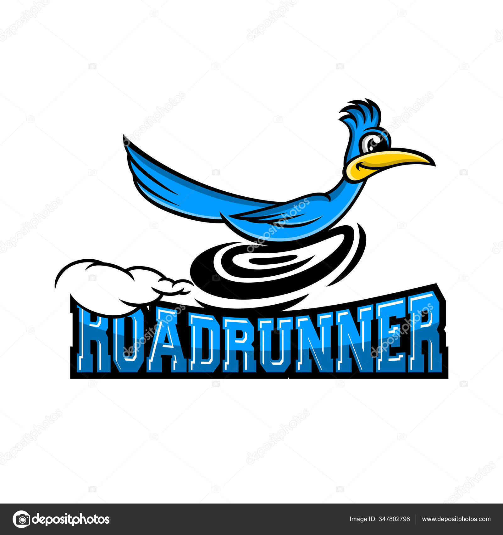 Desenho Animado Do Roadrunner Correndo Roadrunner Logotipo ícone