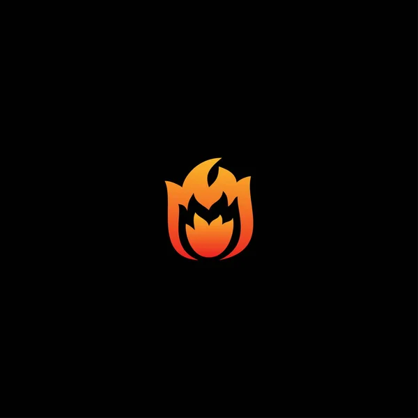Orange fire logo Stock Vector Image by ©murr-ma #144164261