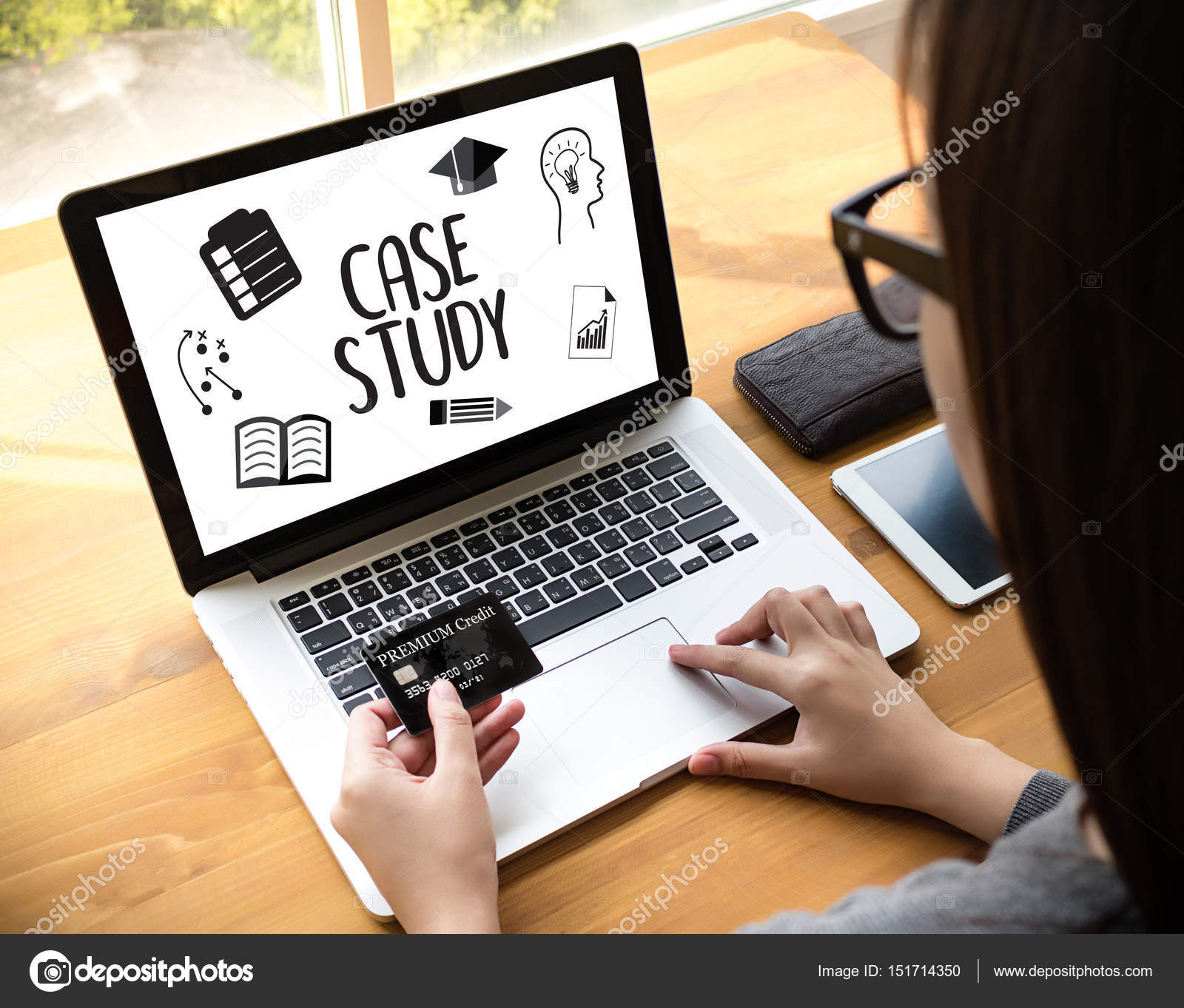 CASE STUDY Student Studying Hard and Students Learning Education Stock ...