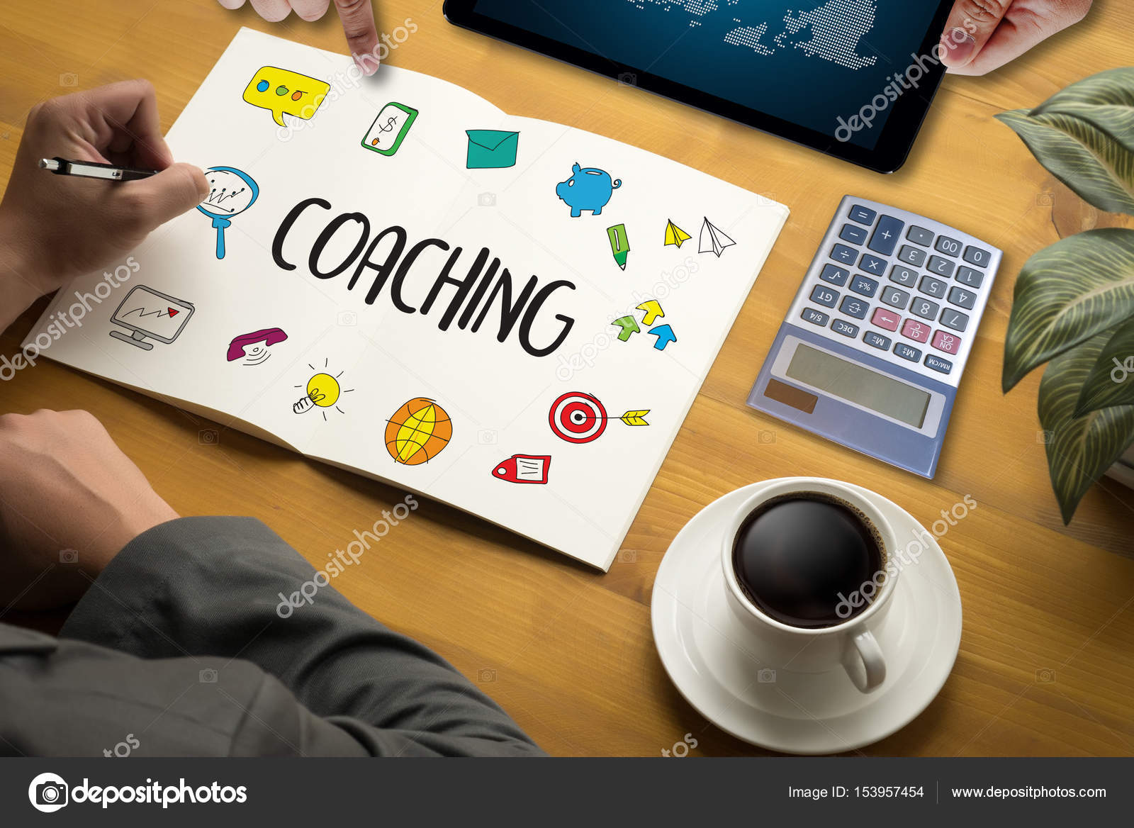 COACHING Training Planning Learning Coaching Business Guide Inst Stock ...