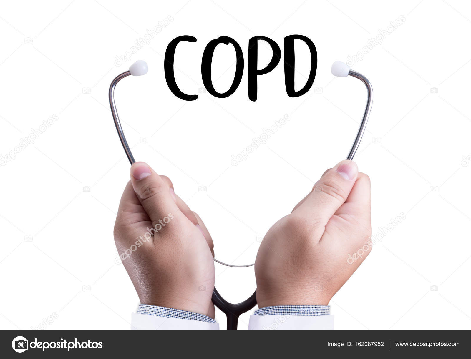 COPD Chronic obstructive pulmonary disease health medical concep Stock ...