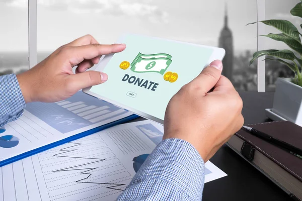 DONATE NOW Give Help Donation Support Provide health care - Stock Image ...