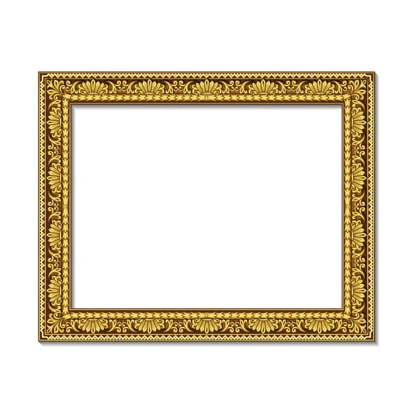 Marco dorado png imágenes de stock de arte vectorial | Depositphotos