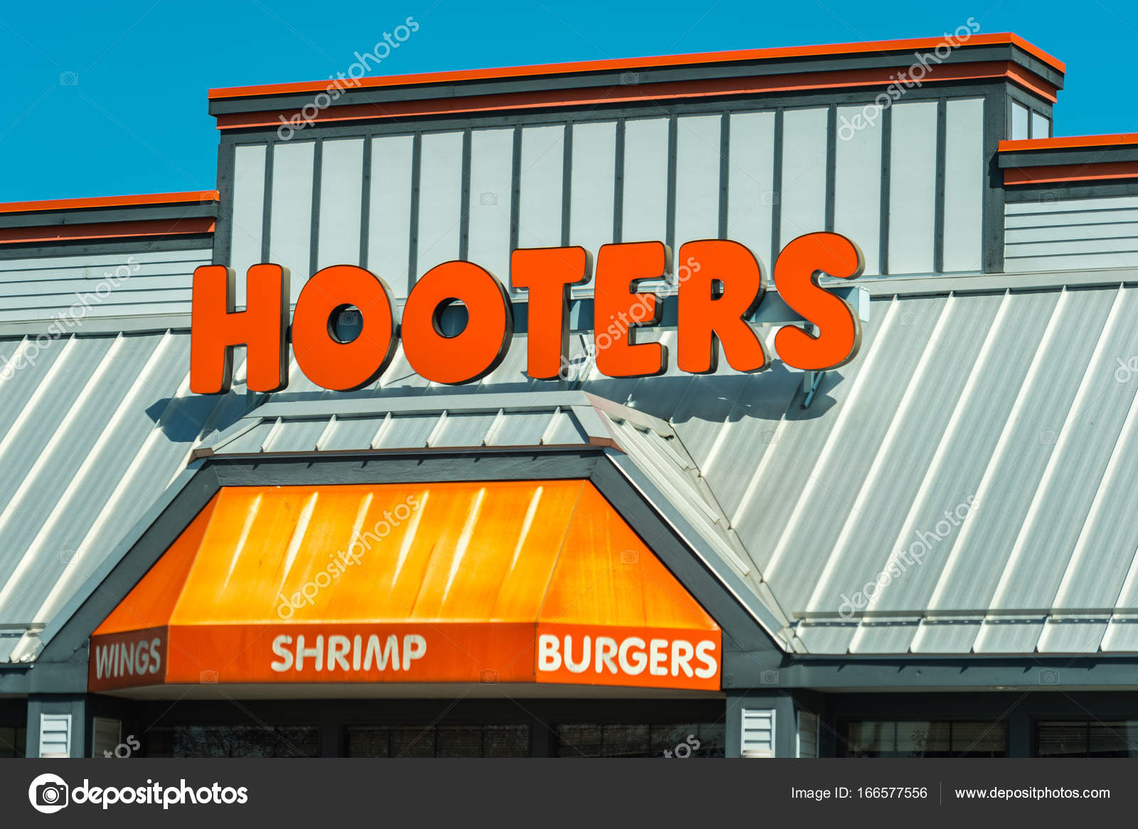 Hooters sign restaurant Stock Illustration by ©homank76 #166577556