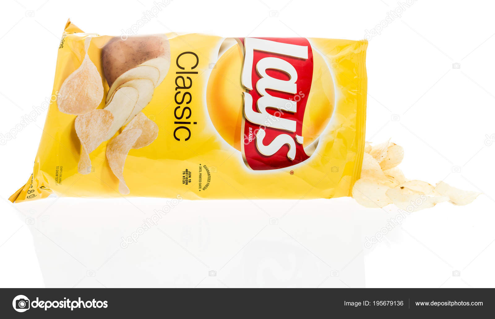 Open Bag Of Lays Chips