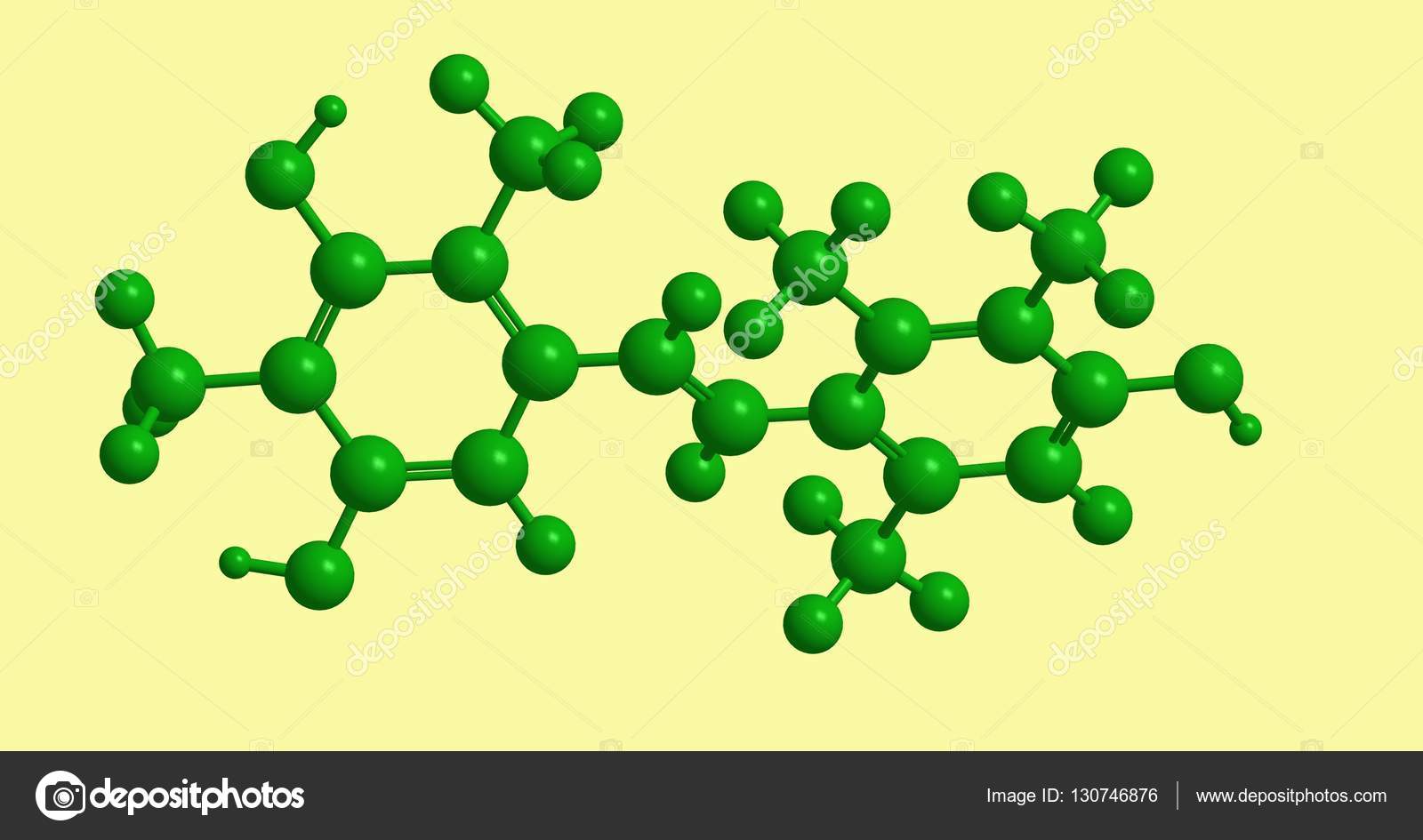 Molecular structure of green molecule — Stock Photo © Raimund14 #130746876