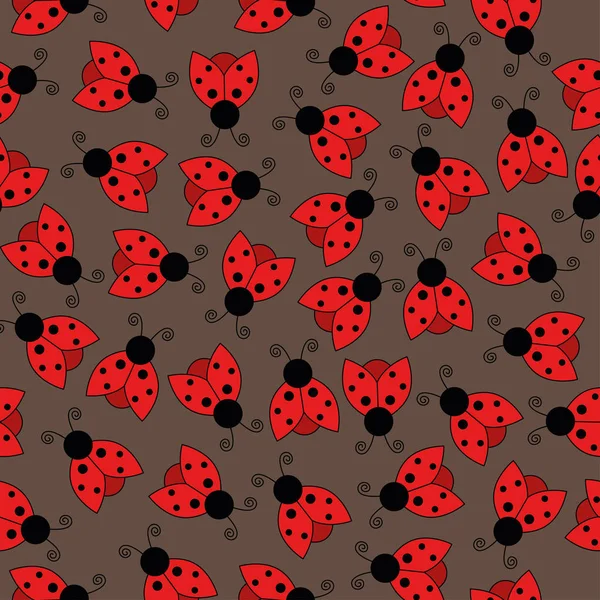 Ladybug seamless pattern — Stock Vector © robertosch #3660774 Ladybug seamless pattern — Stock Vector © robertosch #3660774