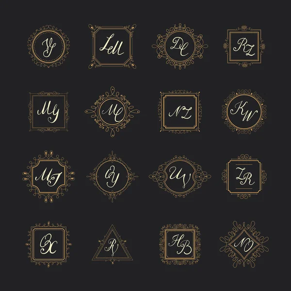 Set luxury signs Stock Vector by ©Liubou 204160528