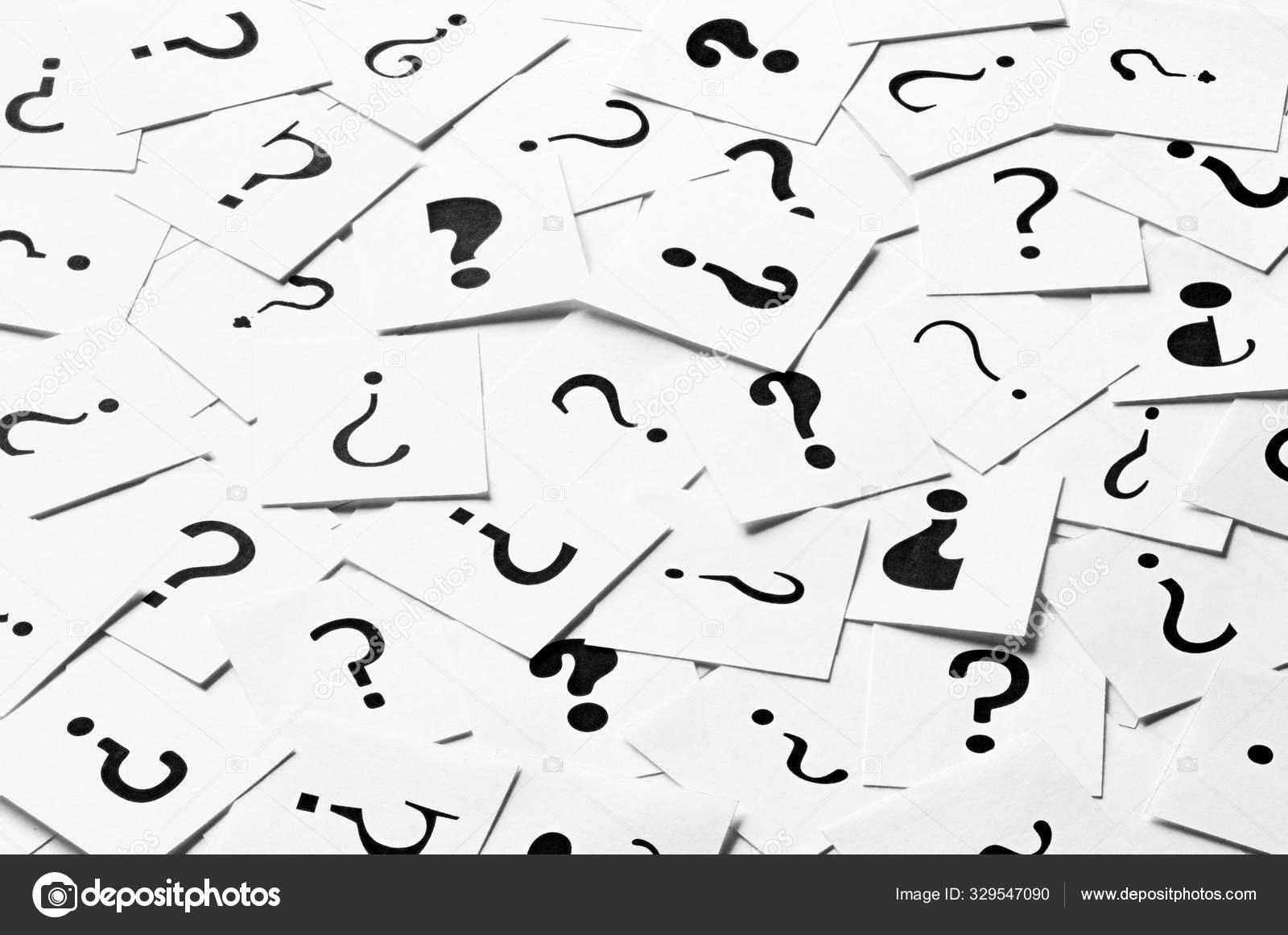 Pile of question mark signs scattered around Stock Photo by ©paketesama ...