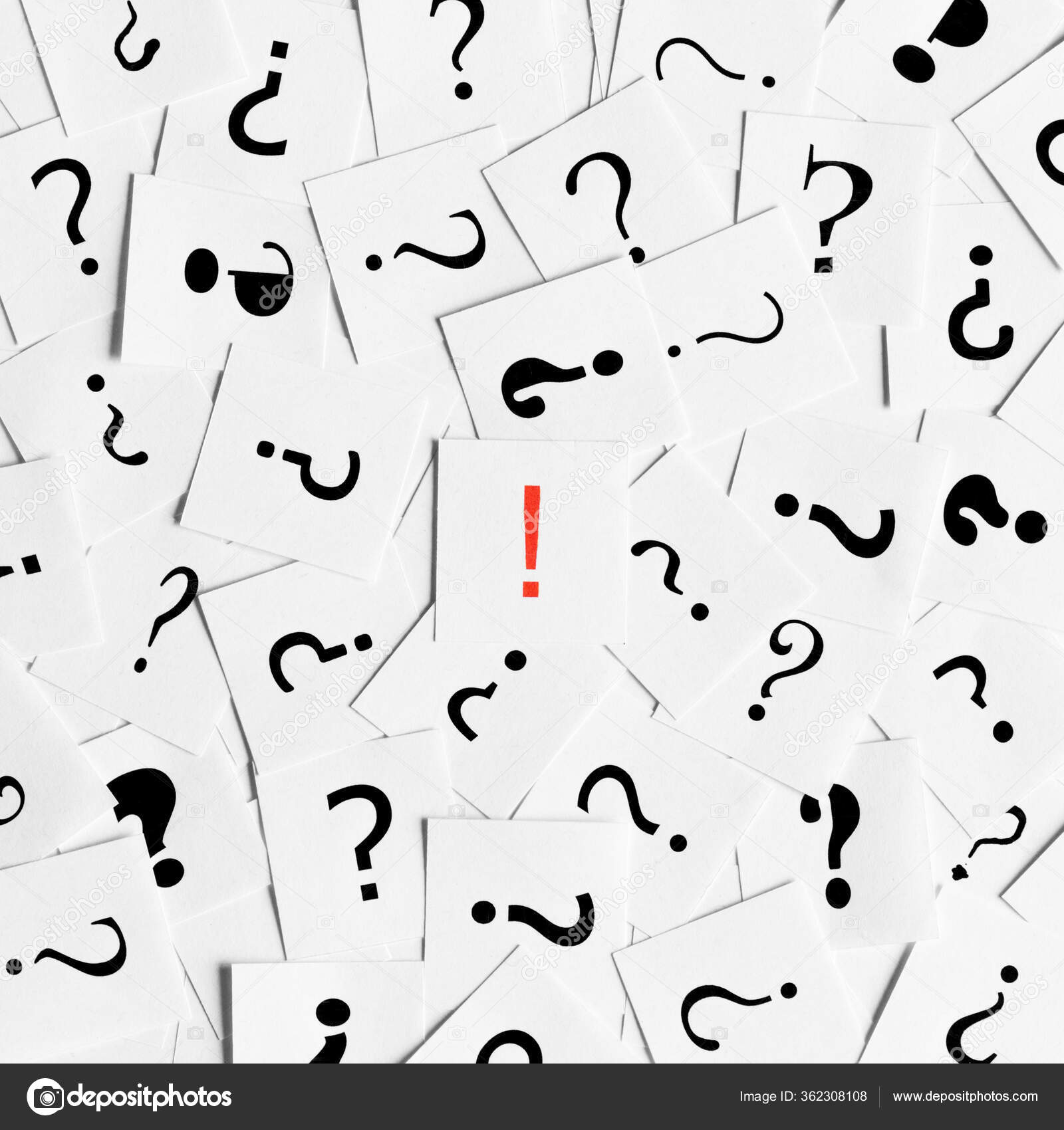 Pile of question mark signs scattered around — Stock Photo © paketesama ...