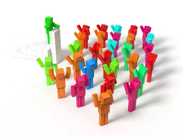 Simple 3d cubic characters stack. Stock Photo by ©kasezo2 106956644