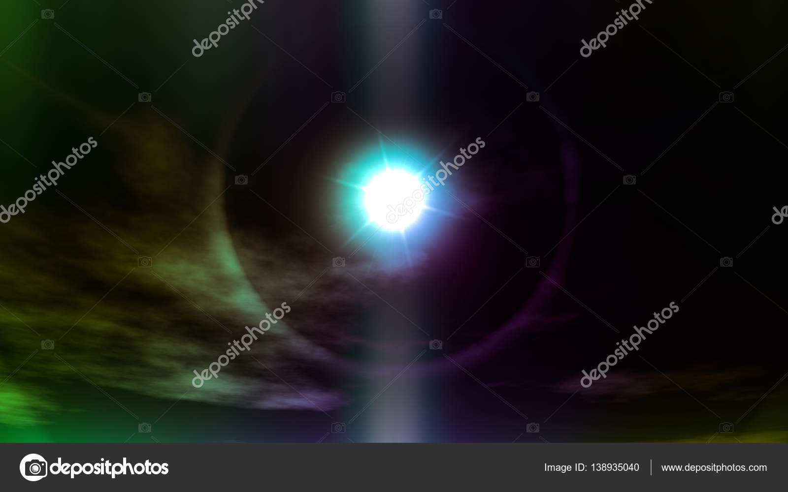Clear sky sun ray Stock Photo by ©alexnako 138935040