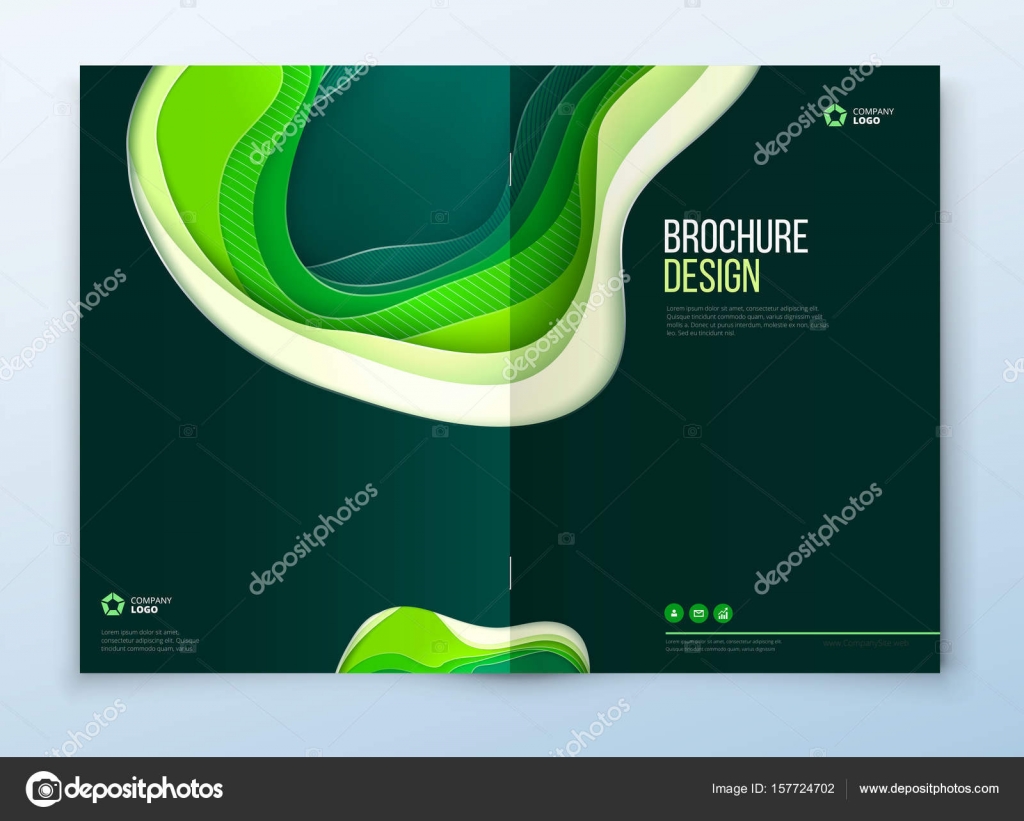 Paper cut brochure design Stock Vector by ©GreatBergens 157724702