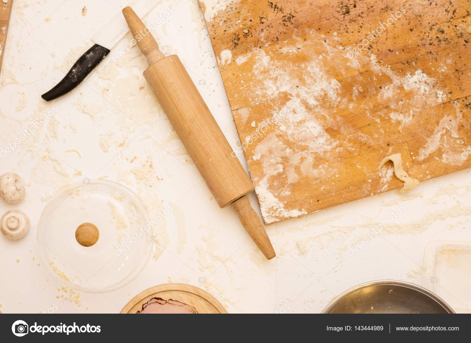 Cooking ingredients on a table. Stock Photo by ©NeonShot 143444989