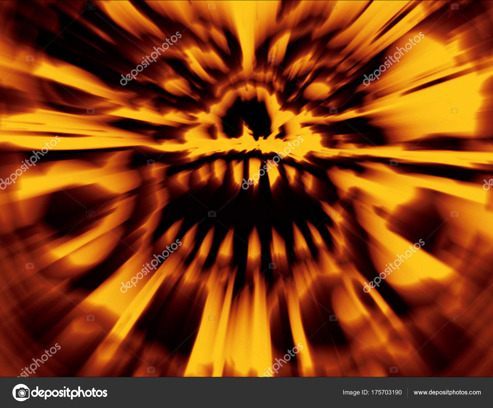 Orange angry burning up skull. Apocalyptic cover. — Stock Photo ...