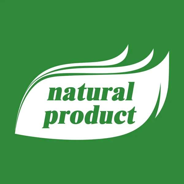 Label and logo for natural products Stock Vector Image by ©artbutenkov ...