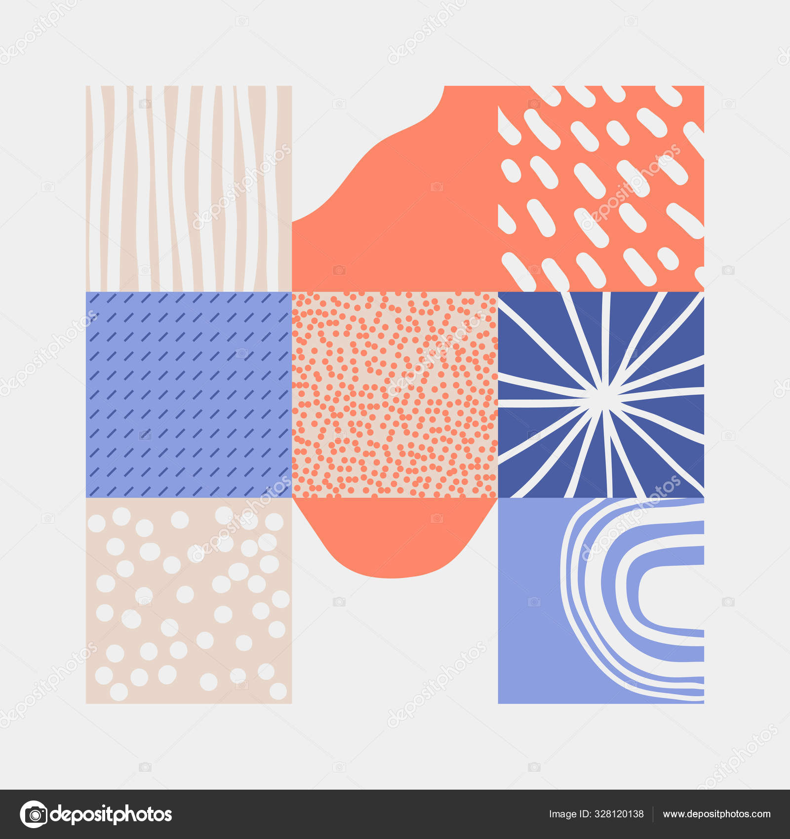 Naive Art Pattern Design Stock Vector Image by ©Normform #328120138