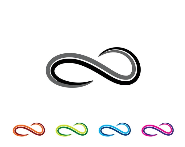 Fishhook and infinite logo elements design.Infinity icon. — Stock ...
