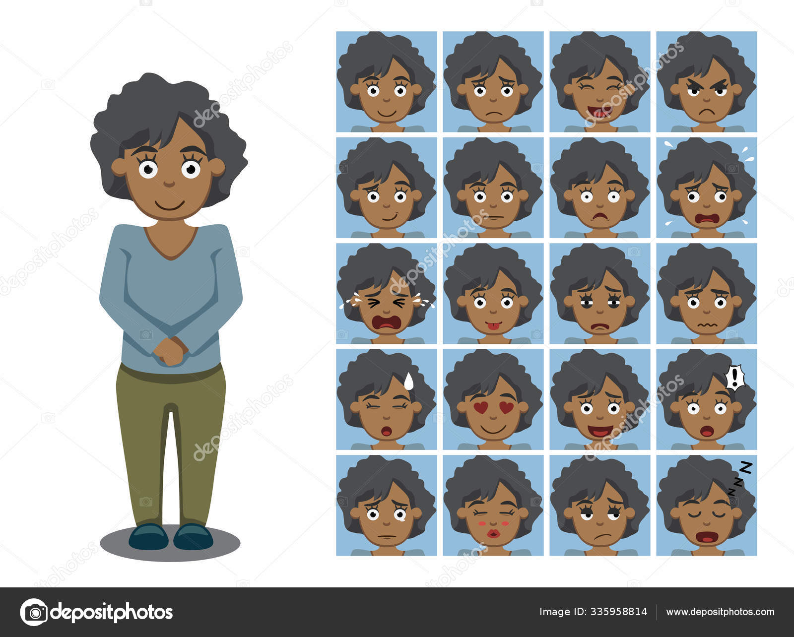 Mom Face Clipart