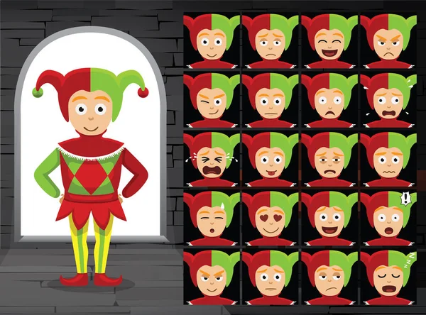 Medieval Crone Cartoon Emotion Faces Vector Illustration Stock Vector ...