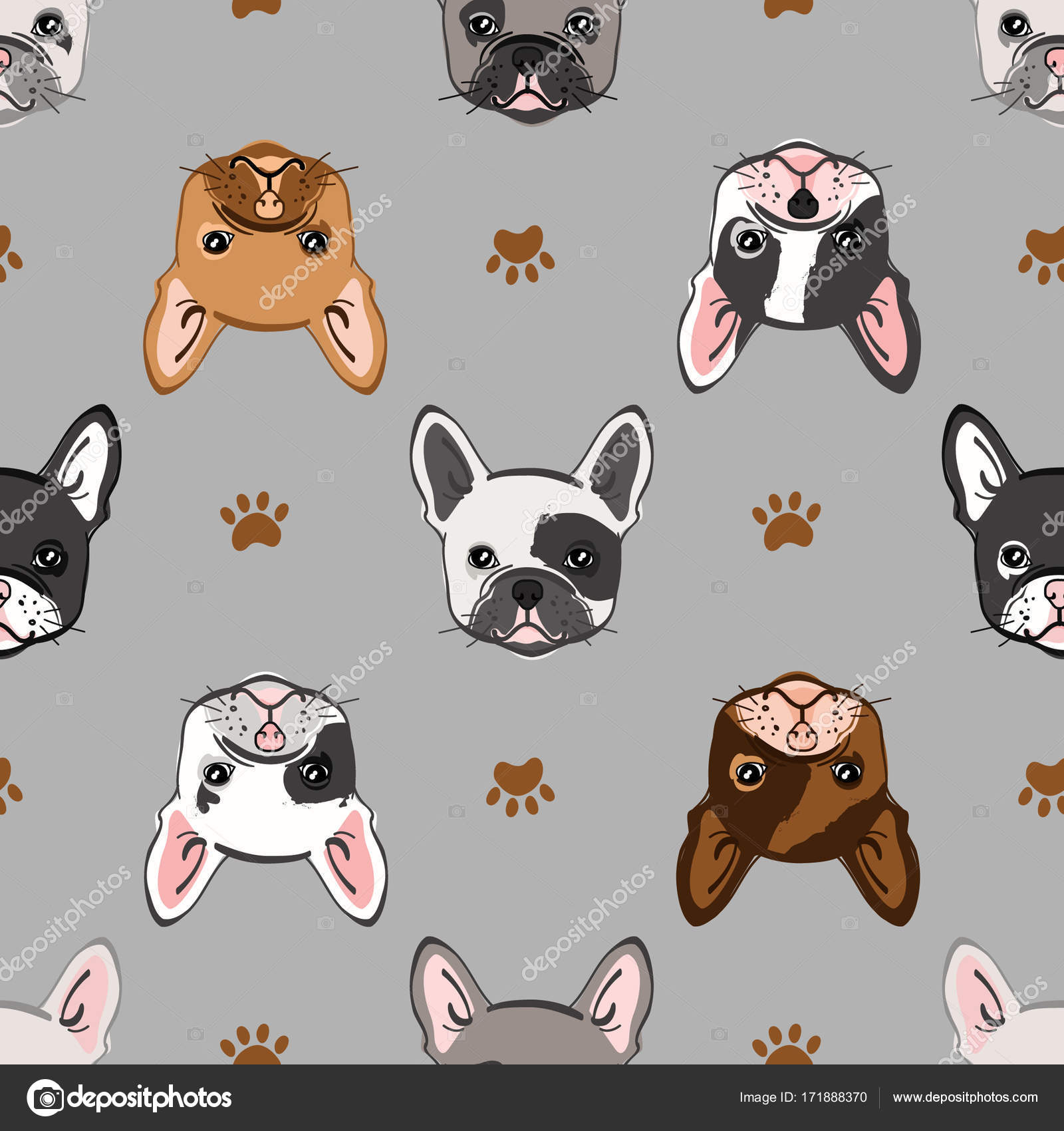 French Bulldog Pattern