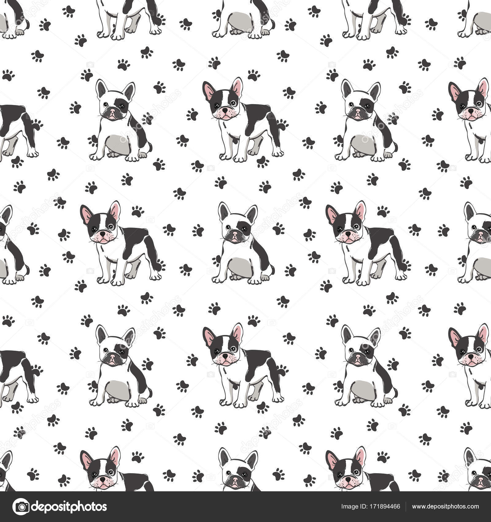French Bulldog Pattern