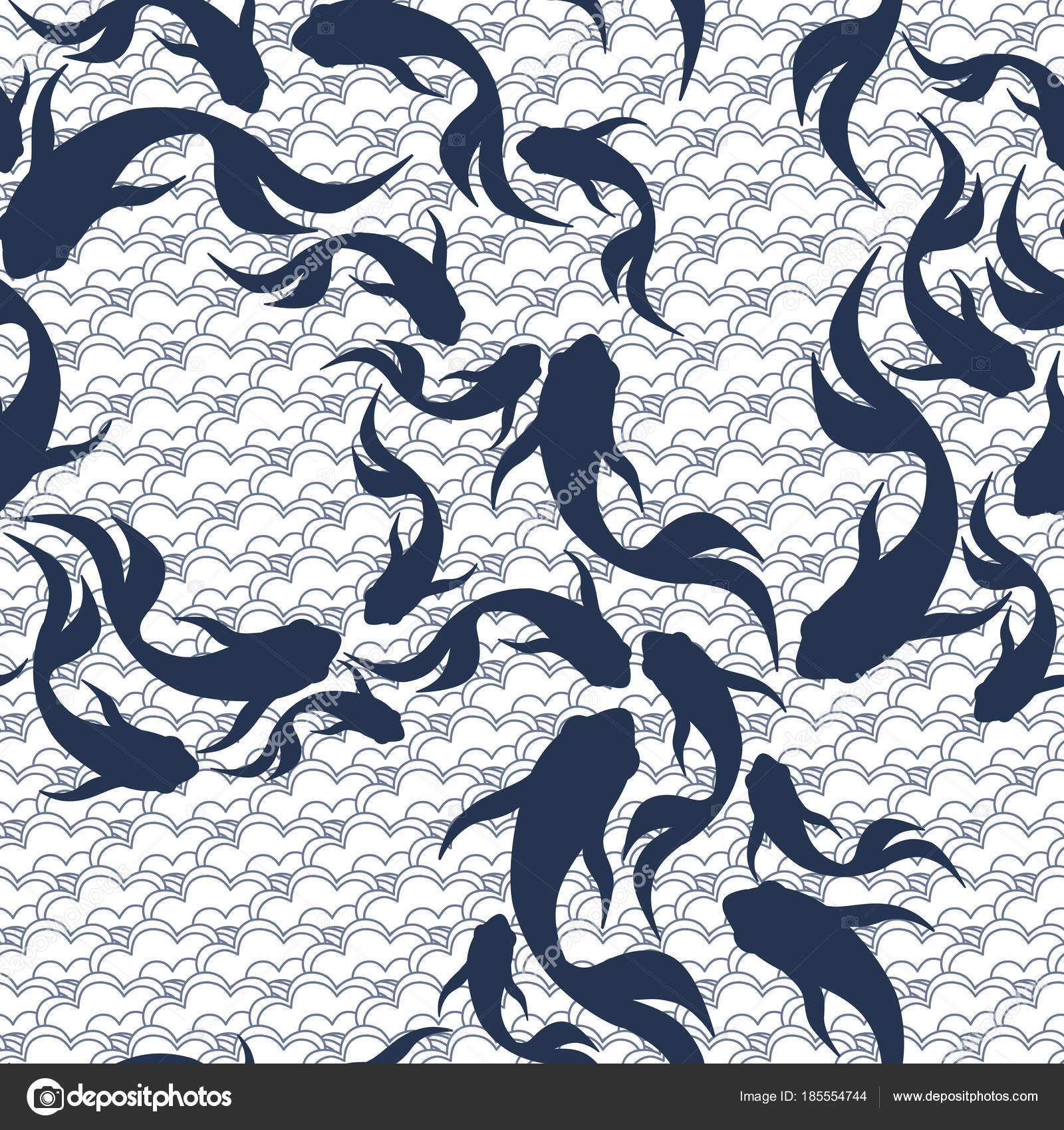Japanese Koi Pattern