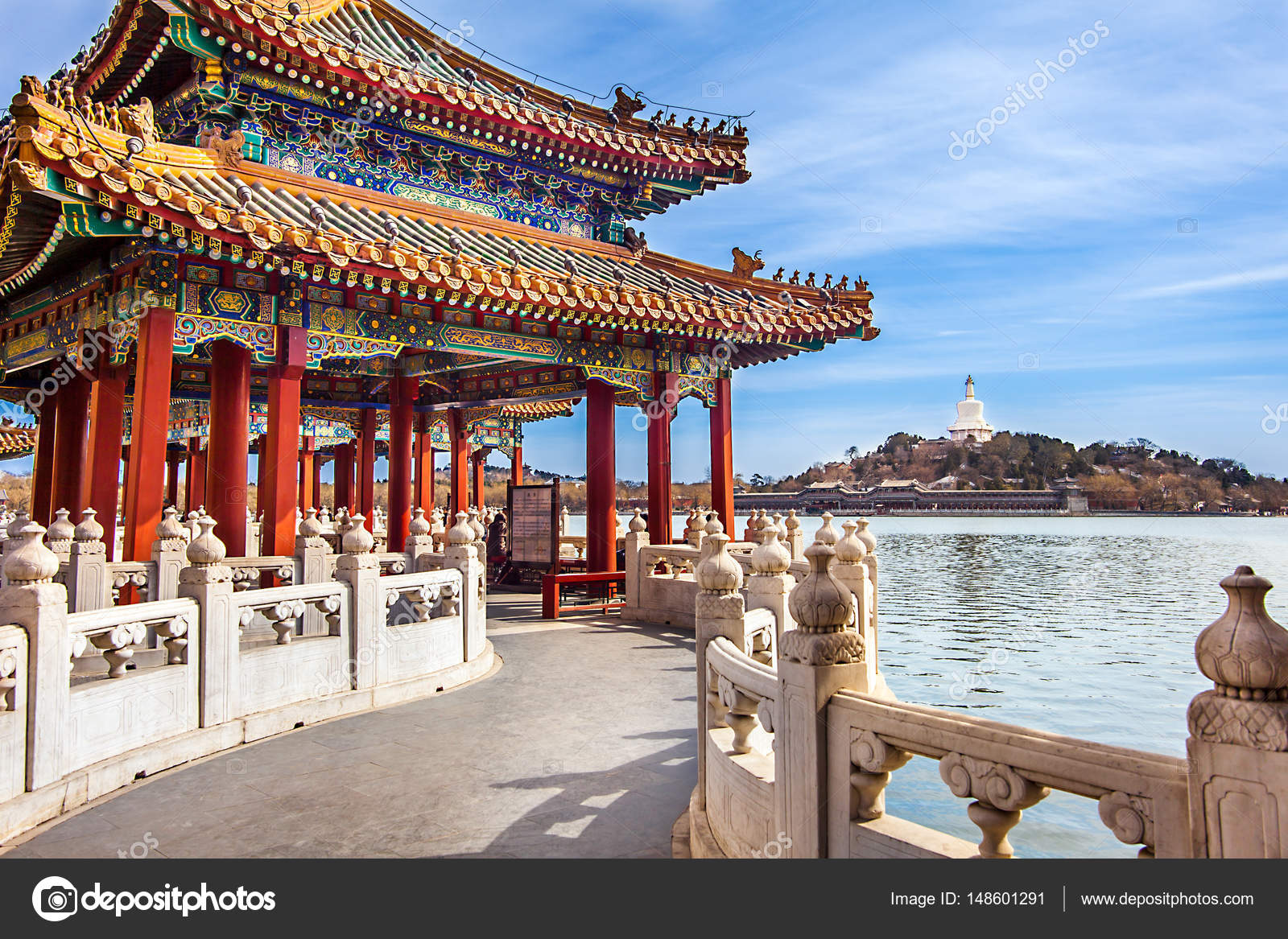 Beihai Park Beijing China — Stock Photo © SchnepfPictures #148601291