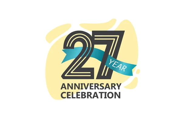 Logo 27 tahun Vektor Stok, Ilustrasi Logo 27 tahun Bebas Royalti ...
