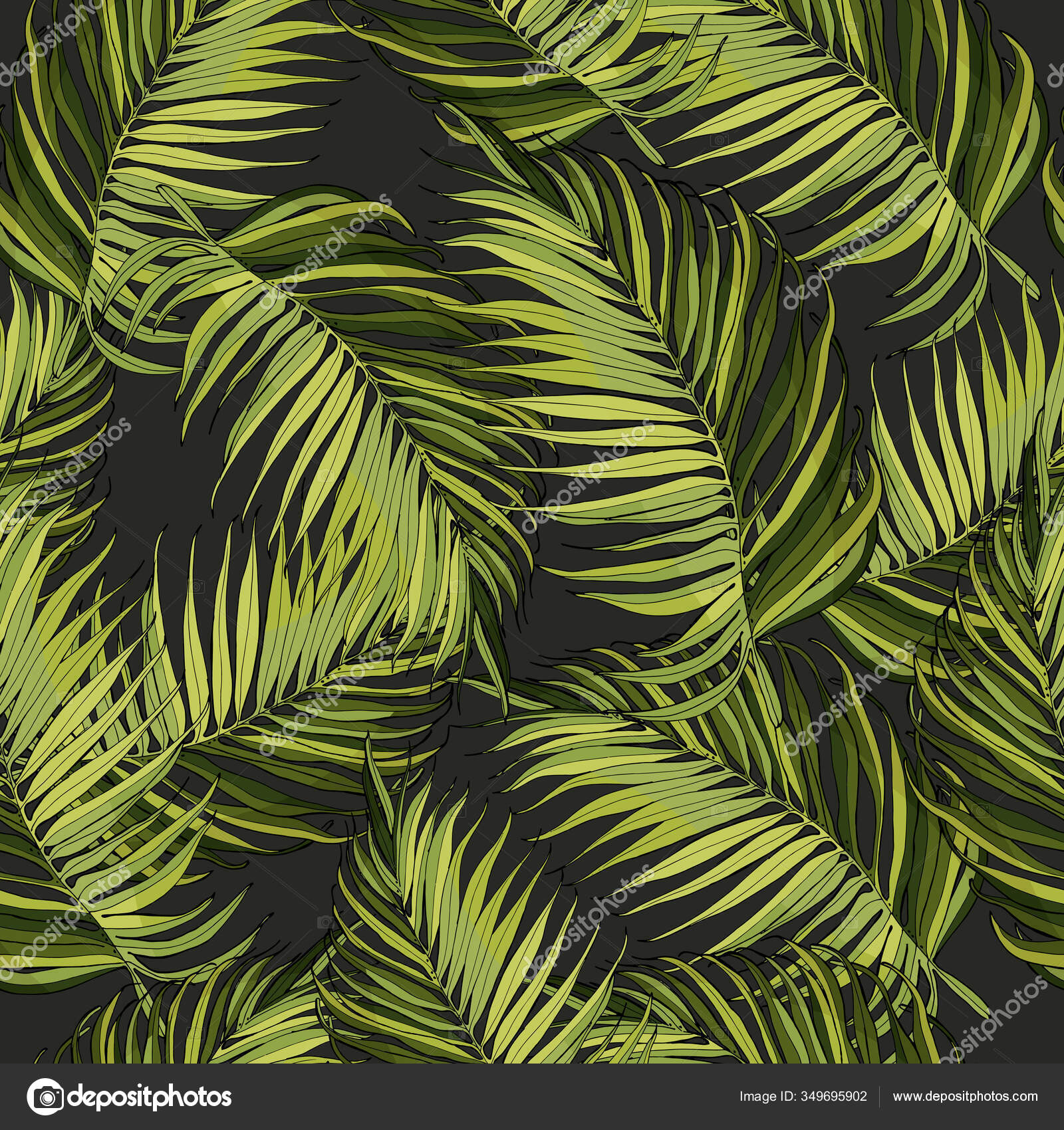 Palm Pattern Wallpaper