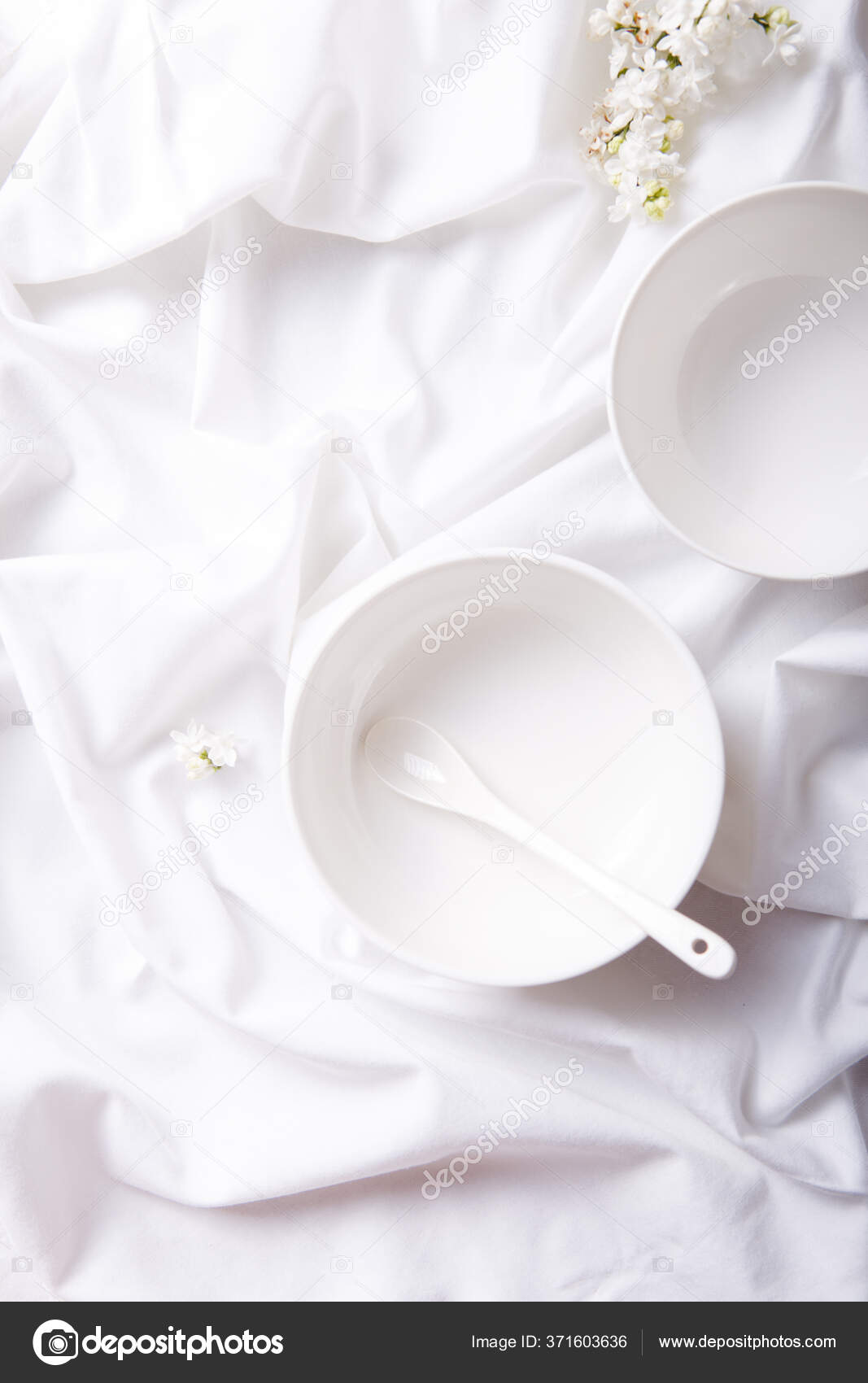 White Monochrome Food Background Concept Design Menu Restaurant Cafe ...