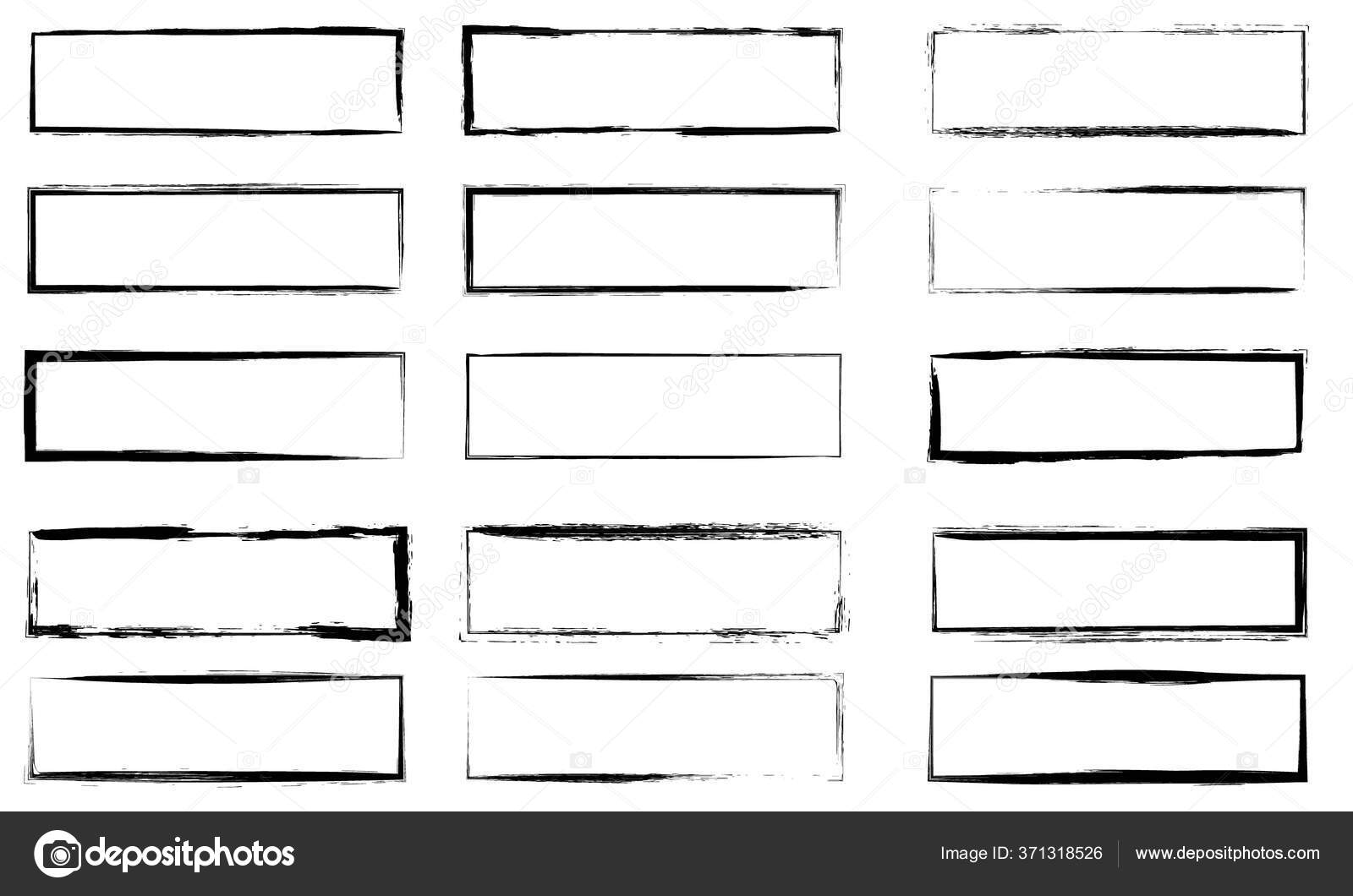 Hand Painted Nomo Komo Come Frame Drawn Brush Stock Vector by ©y.h.514 ...