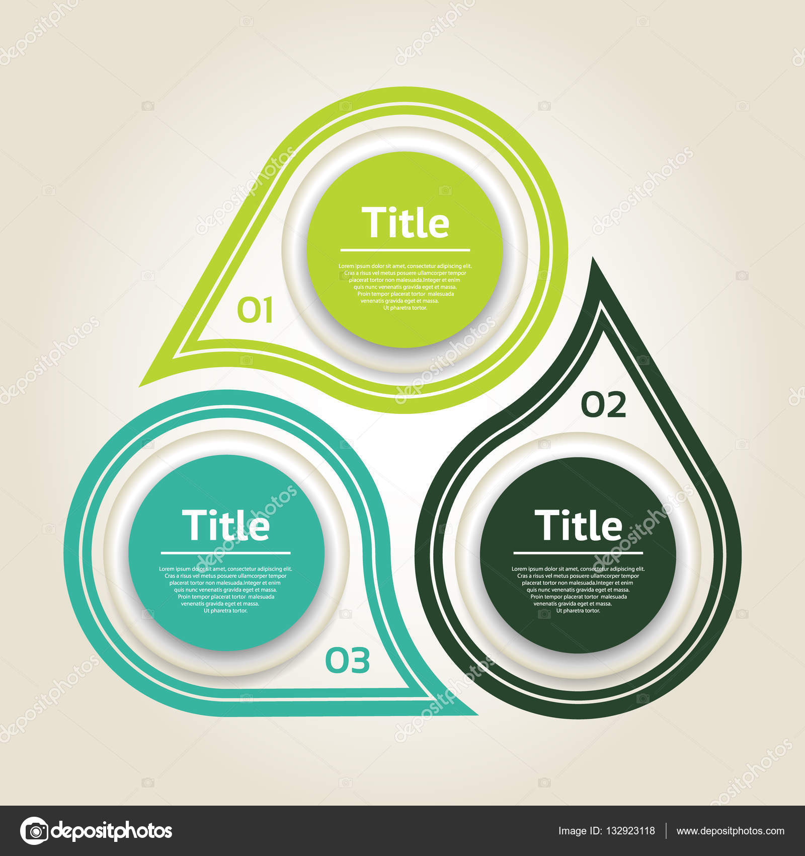 Vector Progress Background / Product Choice or Version. Stock Vector ...