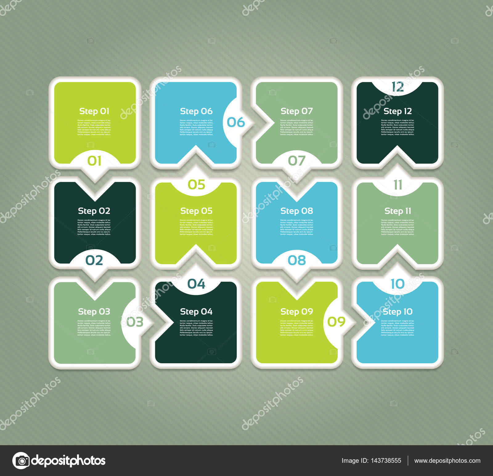 Vector progress background. Template for diagram, graph, presentation ...