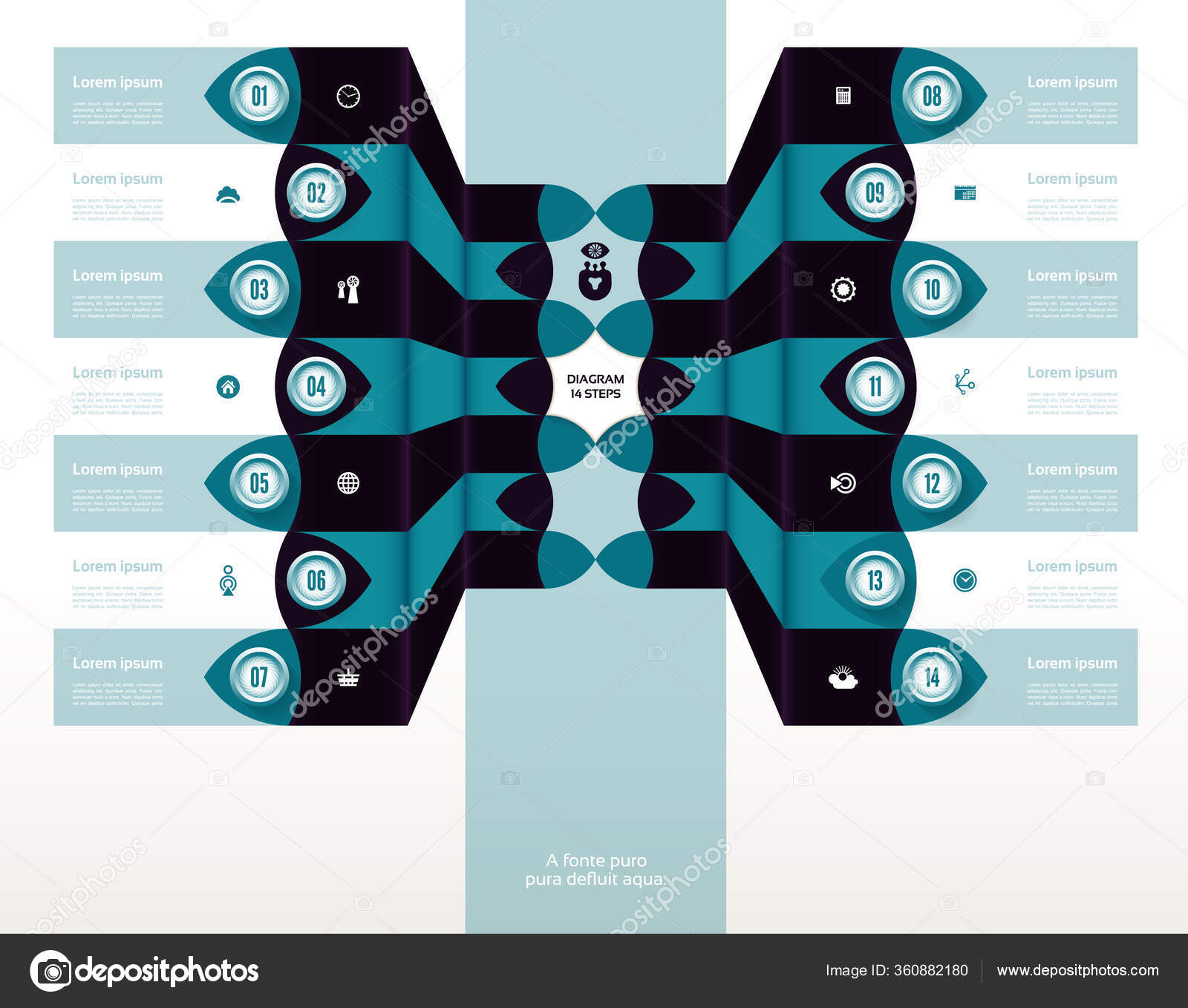 Vector Progress Background Template Diagram Graph Presentation Chart ...