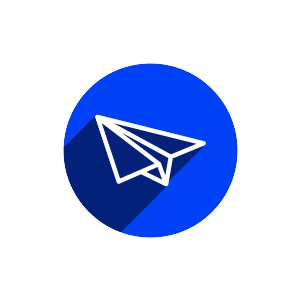 Send Message icon. Paper plane icon. Message sending concept for ...