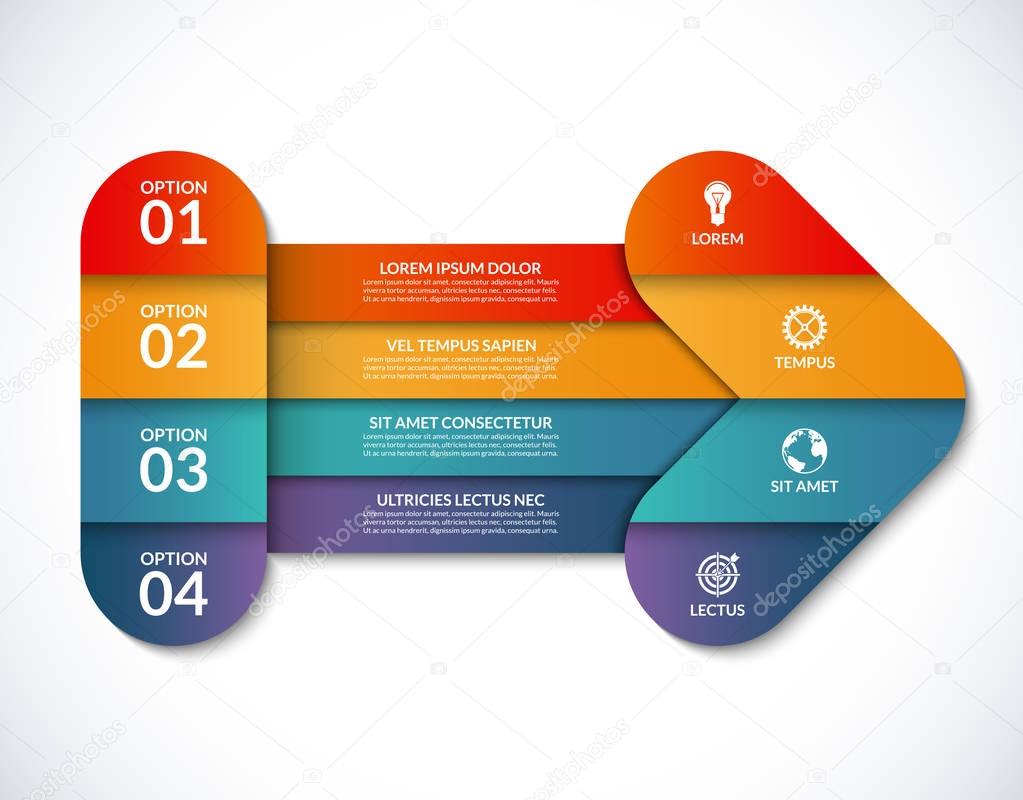 Infographic With Arrows