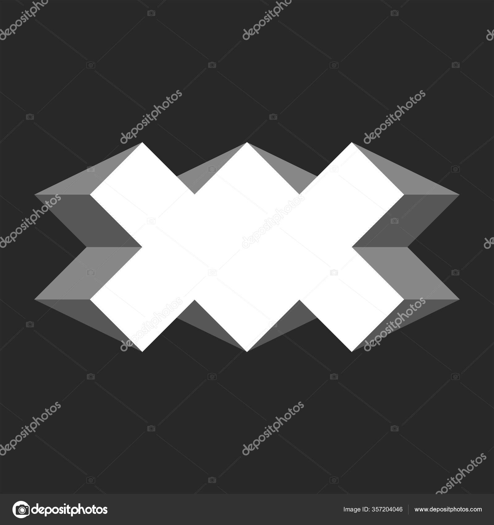 Letters Logo Initials Isometric Shape Linked Two Letter Identity Emblem ...