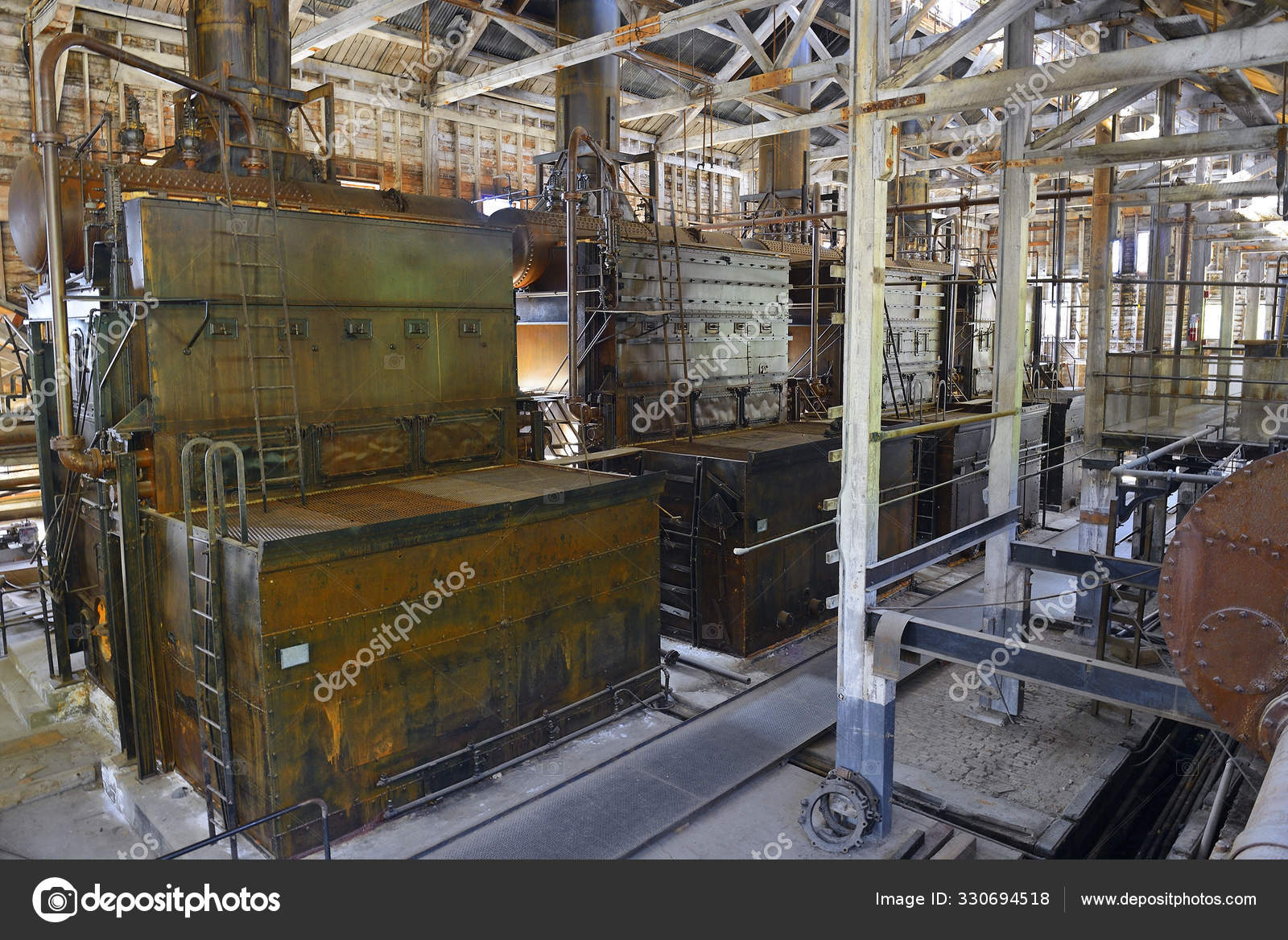 Mccarthy Alaska Old Kennecott Copper Mine Power Plant Destination ...