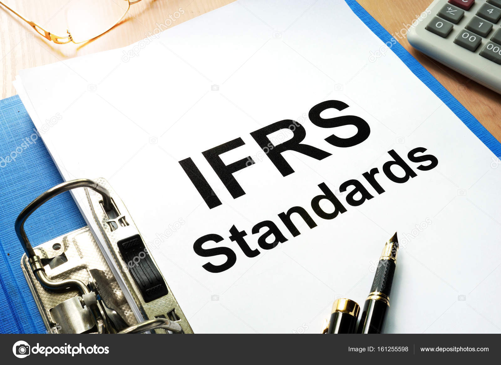 Folder with documents IFRS standards. — Stock Photo © designer491 ...