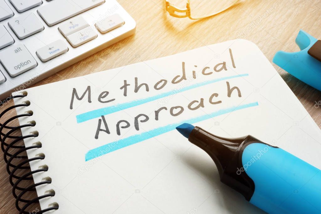 Methodical Approach written on a page of the note. — Stock Photo ...