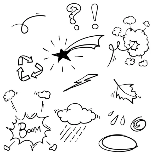 Hand drawn doodle explosion animation. Exploding effect frames ...