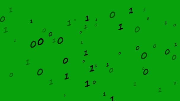 Binary Digits Motion Graphics Green Screen Background Stock Video Footage by ©devendarreddy307 ...