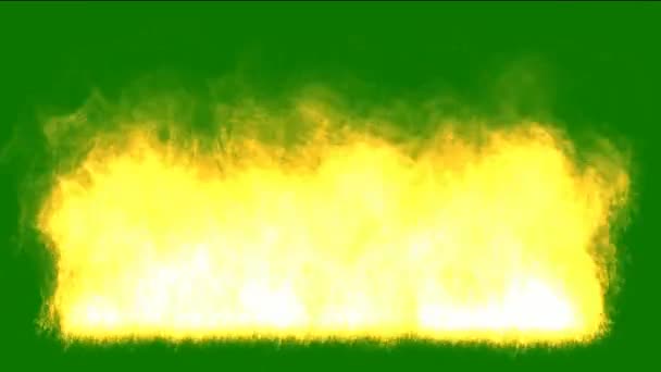 Rage Fire Motion Graphics Green Screen Background — Stock Video ...
