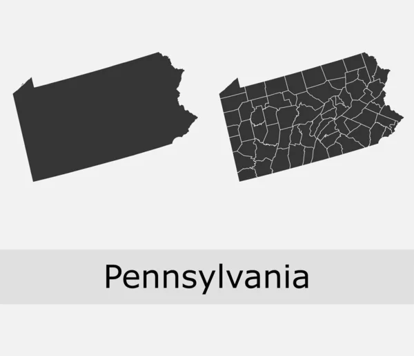 106 Pennsylvania map counties Vector Images, Pennsylvania map counties ...