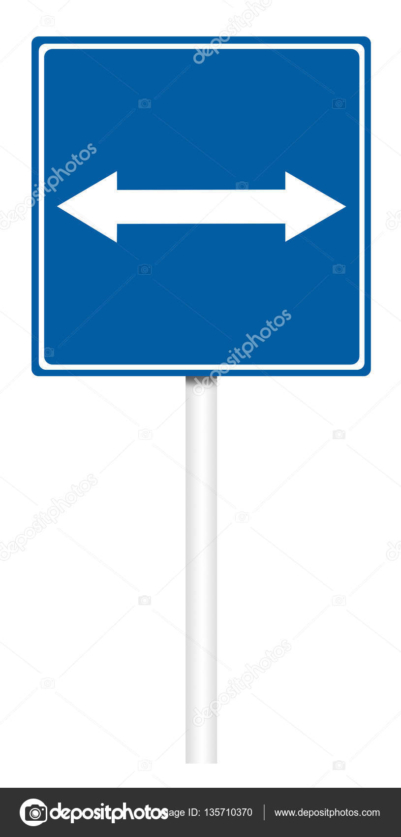 Informative traffic sign - The road with Reverse — Stock Photo © venakr ...