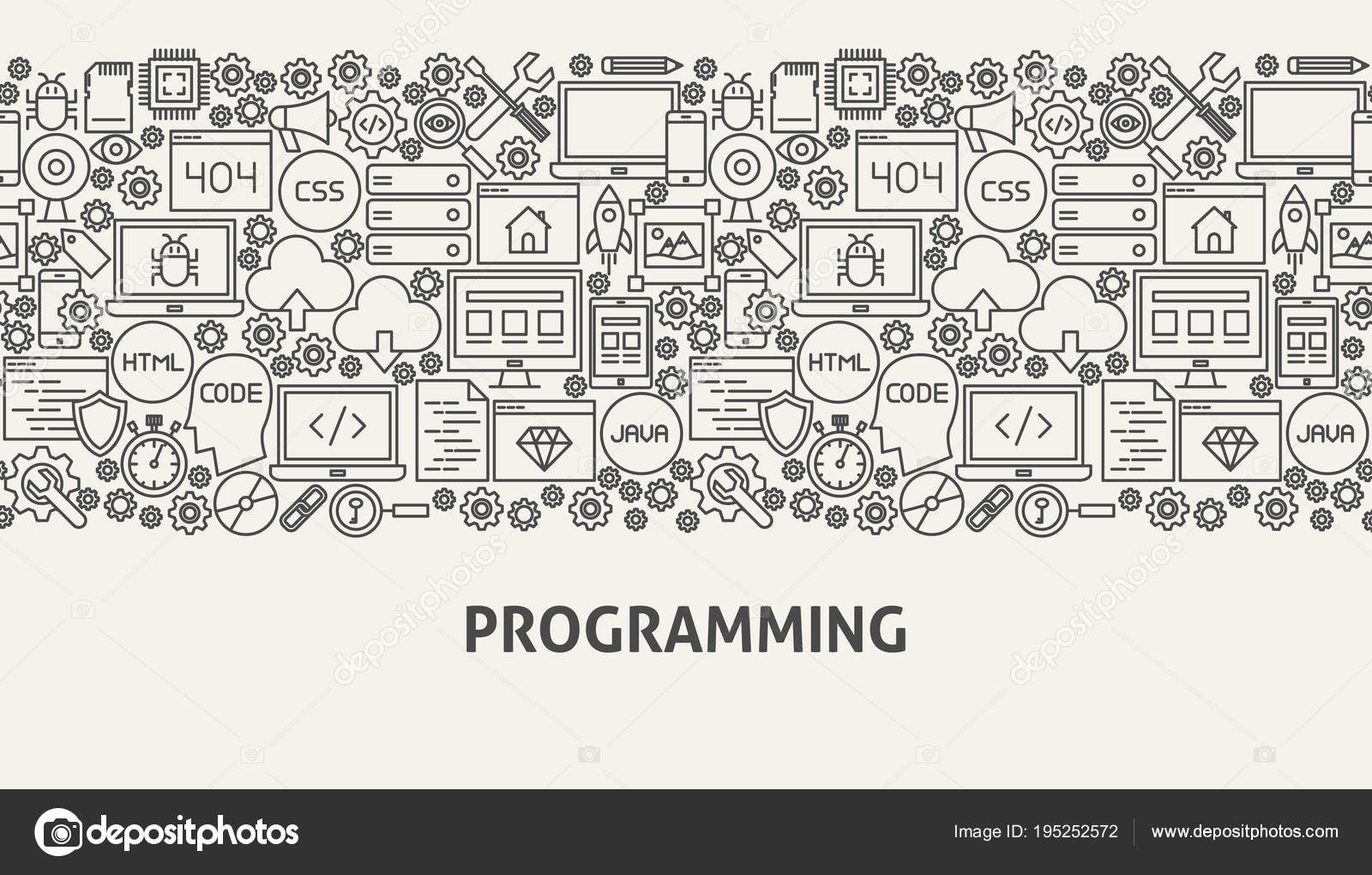 Programming Banner Concept Stock Vector By ©anna Leni 195252572