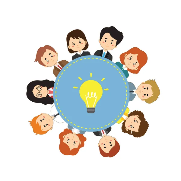Collaborative People Concept Vector Illustration - Stock Image - Everypixel