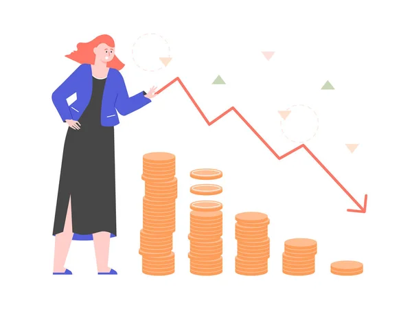 Lower profits Vector Art Stock Images | Depositphotos