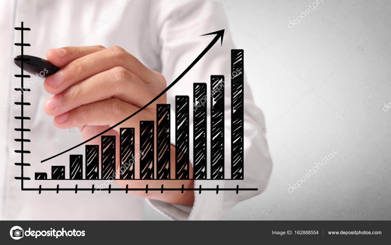 Gráfico de dibujo a mano mostrar — Foto de stock #162888554 © aeydenphumi